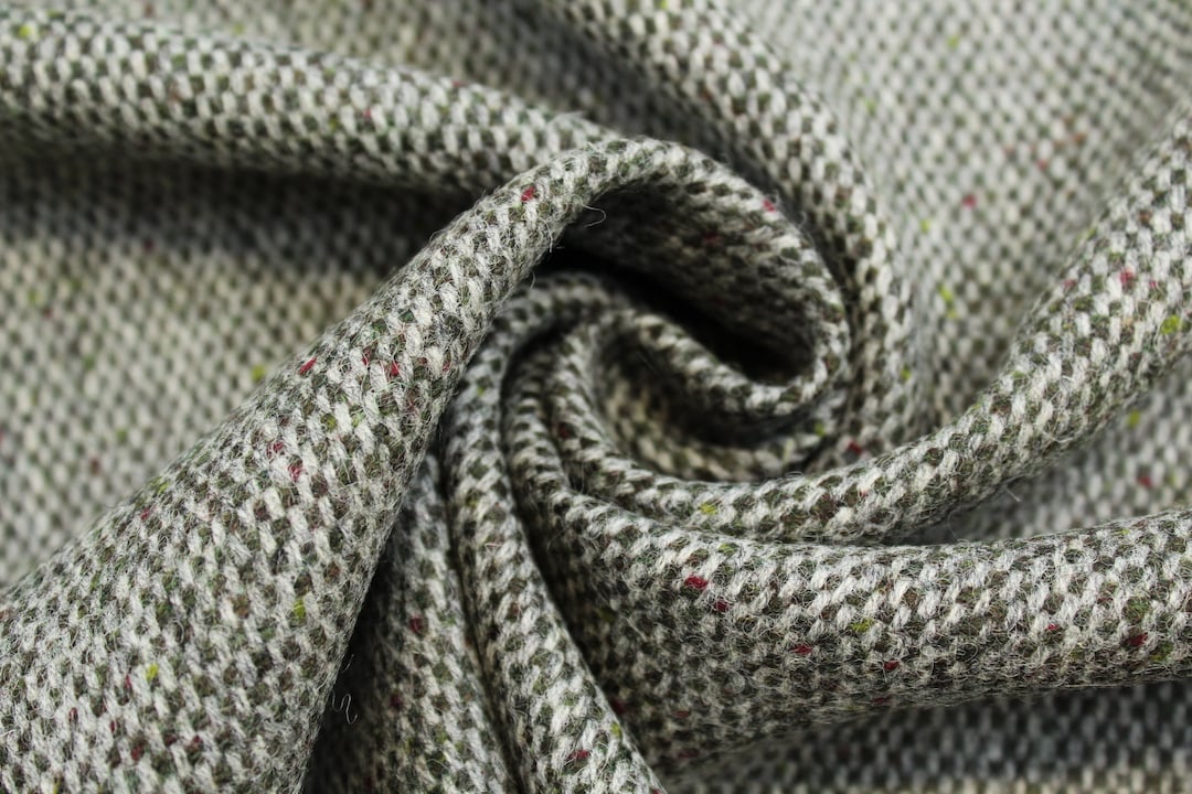 100% Pure New Wool Donegal Tweed in a Hopsack Weave| DL49 - Etsy