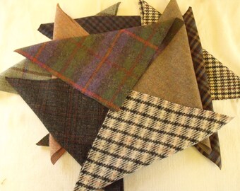 Tweed Patchwork | Etsy UK