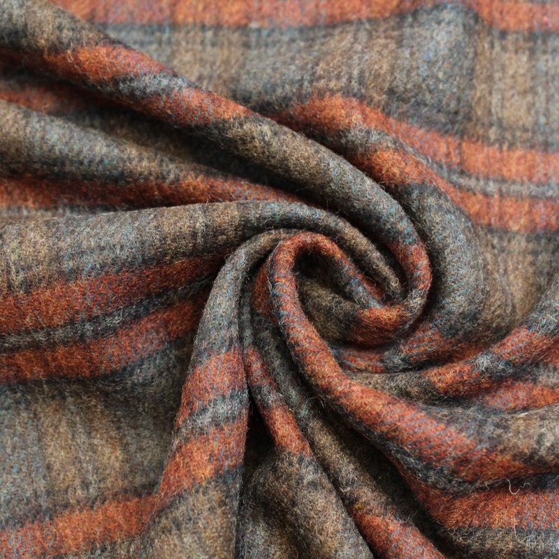 Plaid Wool Fabric - Etsy