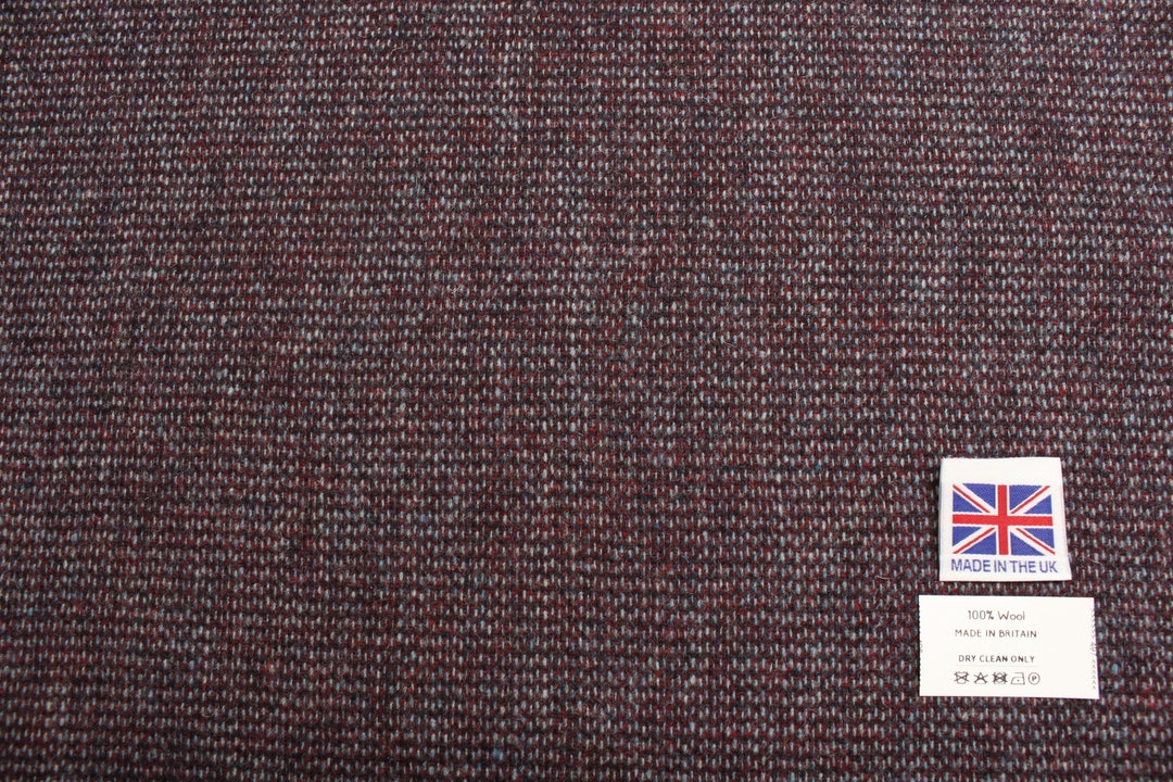 100% Wool Classic Tweed Design Fabric | DQ26 - Etsy