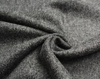Grey Tweed Fabric | Etsy