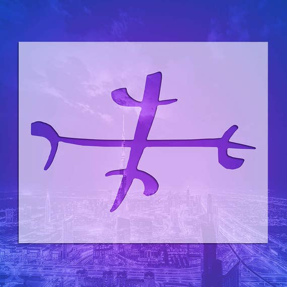 SHADOWHUNTER RUNES STENCILS: Sku SHR12-Calm Anger 4 x | Etsy