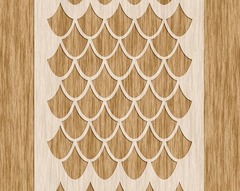 Dragon Scale Stencil | Etsy
