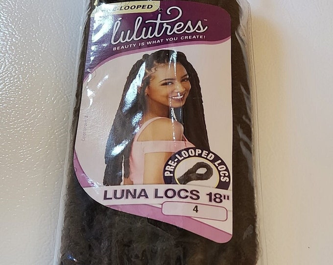 Sensationnel Lulutress Crochet Hair Luna Locs 18 Color 4 - Etsy