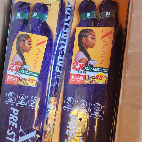 Xpression Pre Stretched Hair - Etsy