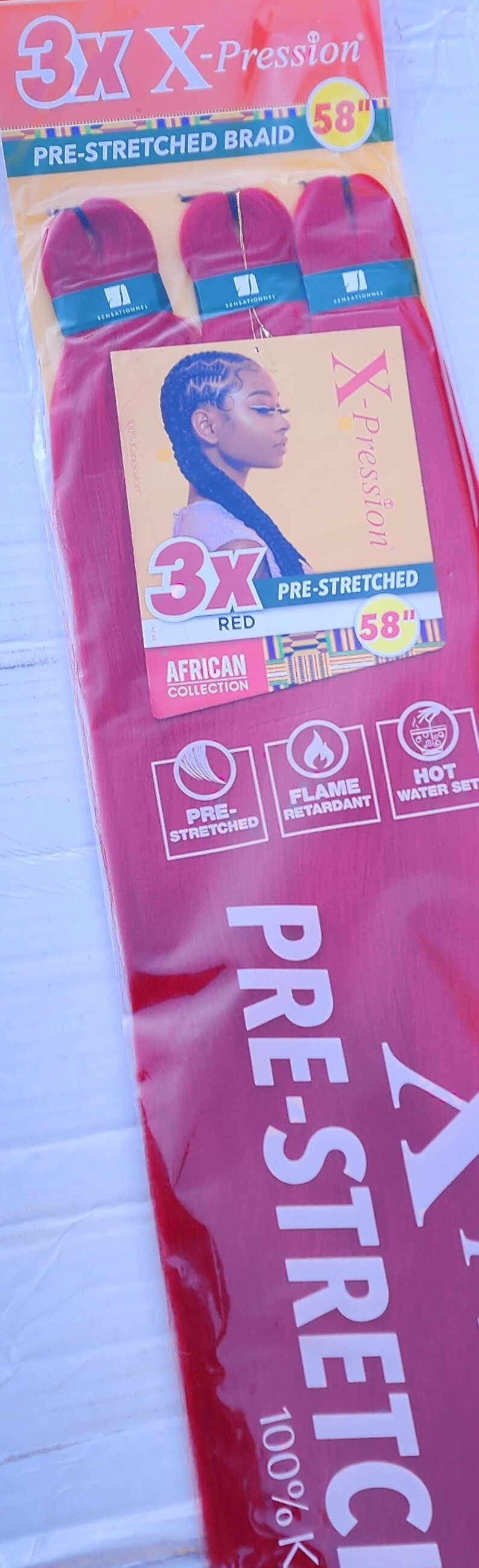 Color Red Sensationnel X-pression Xpression Expression 100% - Etsy