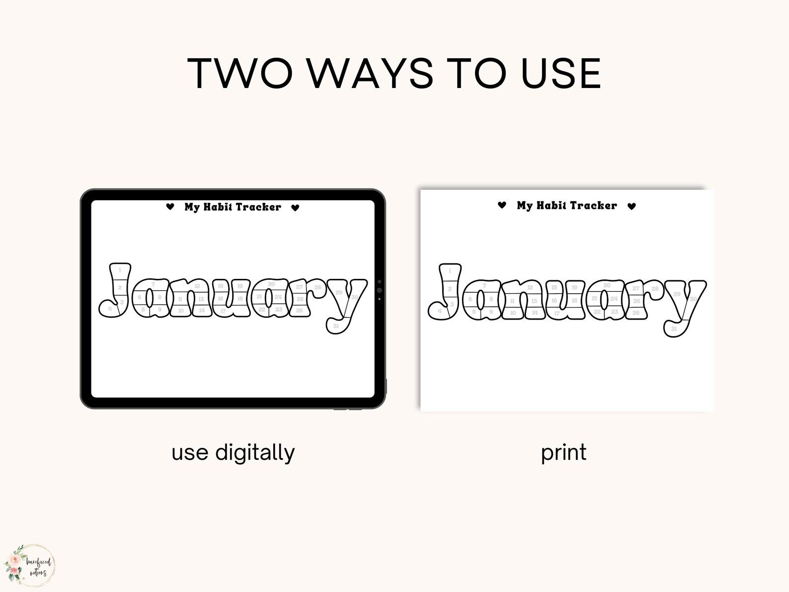 January 2025 Habit Tracker Editable Printable | Daily Workout Reading ...