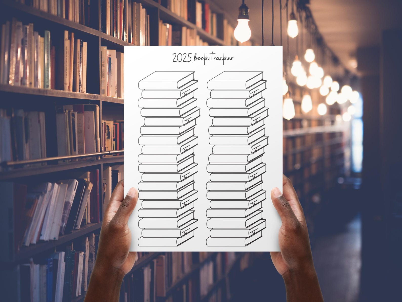 2025 Book Tracker Printable My Reading Tracker Read Log | Stack of ...