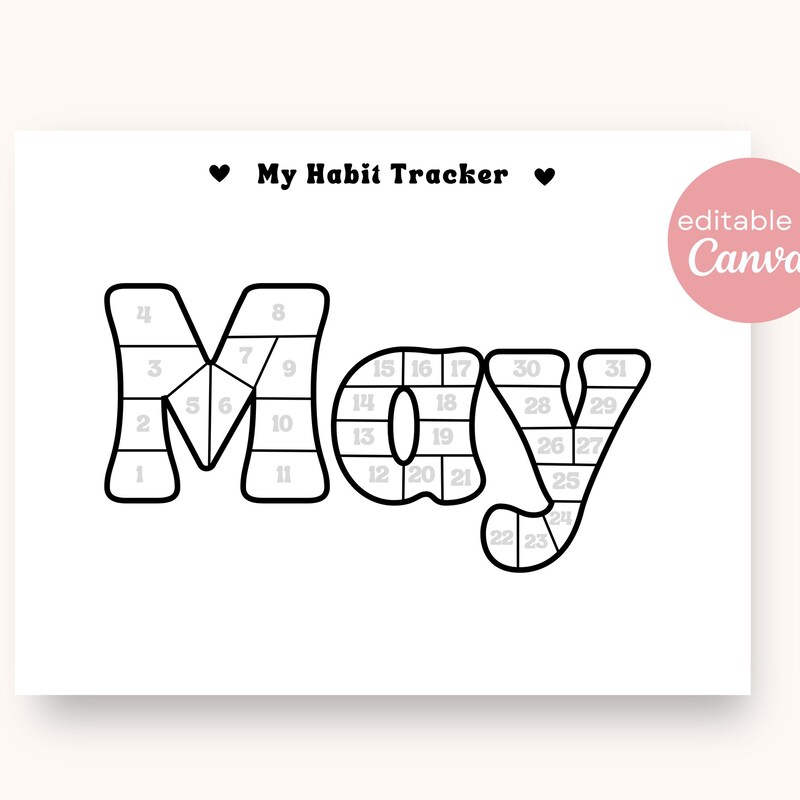 May Tracker - Etsy