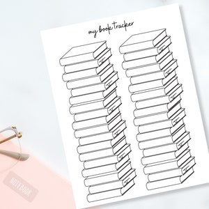 2024 Book Tracker Printable My Reading Tracker Read Log | Stack of ...