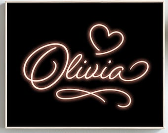 Olivia name sign | Etsy