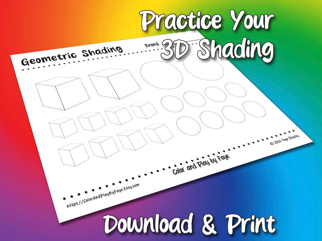 Blank Shading Chart | DIY Printable PDF Color Chart Swatch Page | US ...