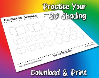 Blank Shading Chart | DIY Printable PDF Color Chart Swatch Page | US ...