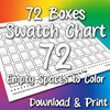 Crayola Super Tips 120 Swatch Chart for Marker Set | DIY Printable PDF ...