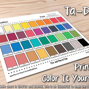 Polychromos 36 Swatch Page Faber-castell Colored Pencils DIY Colored ...