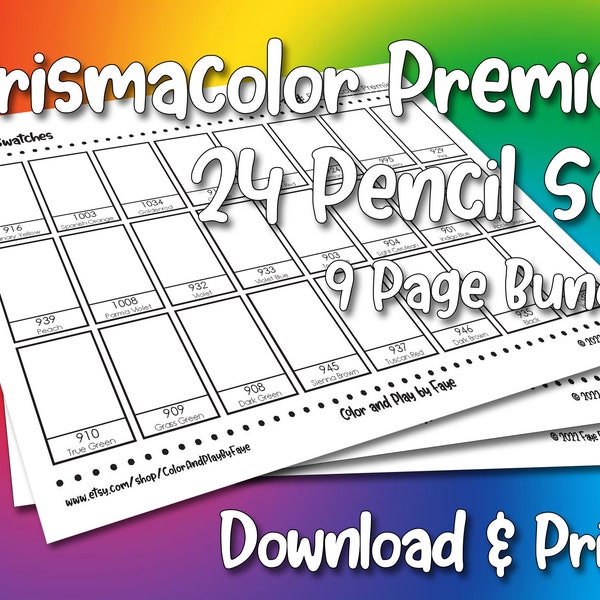 Prismacolor Color Wheel - Etsy