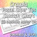 Crayola Super Tips 120 Swatch Chart for Marker Set | DIY Printable PDF ...