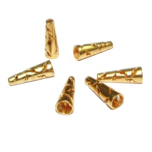 14K Gold Filled Small Bead Cones, Beading, Bead Cone, Jewelry Making ...