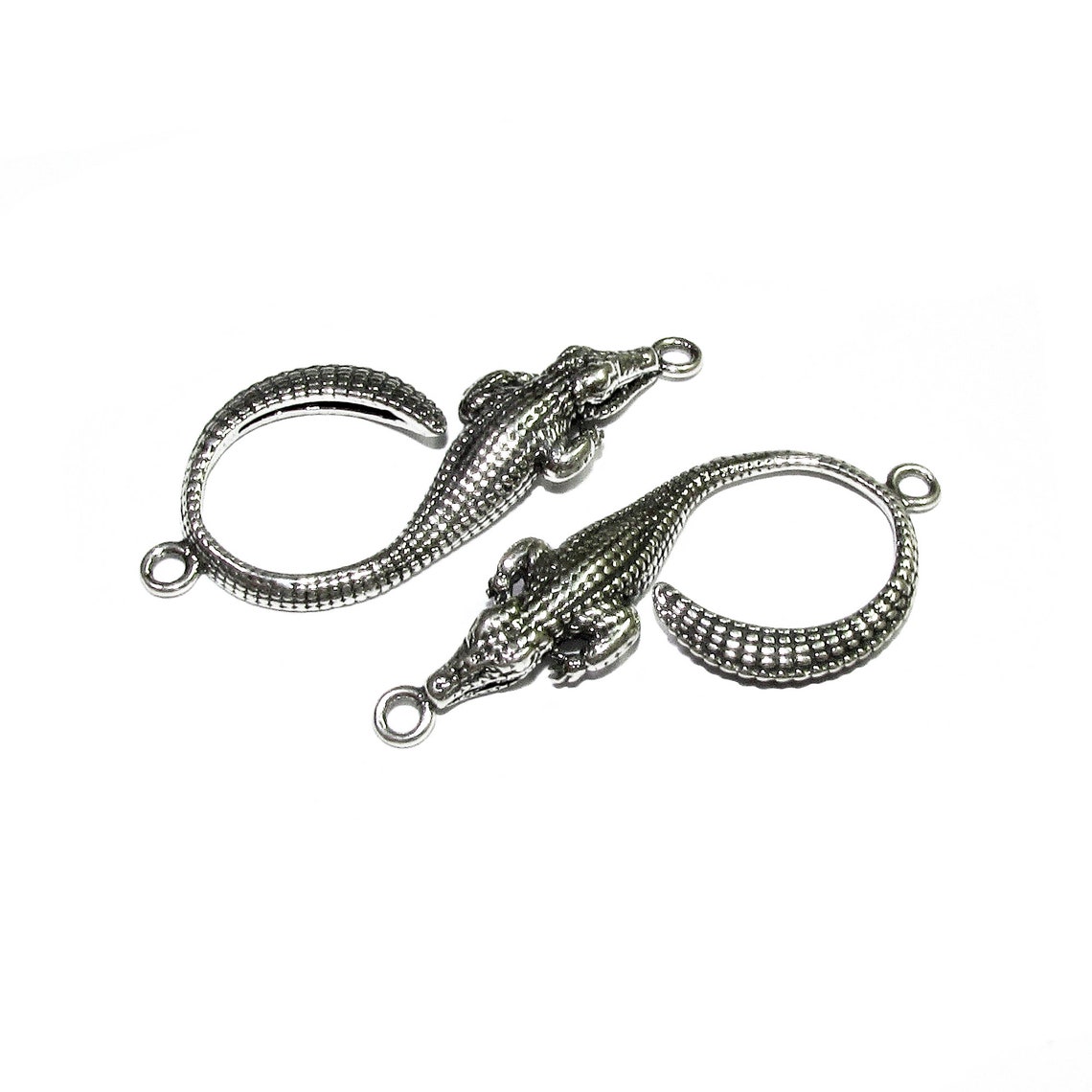 925 Sterling Silver Large Connector 4.1x1.8 Cm Silver | Etsy