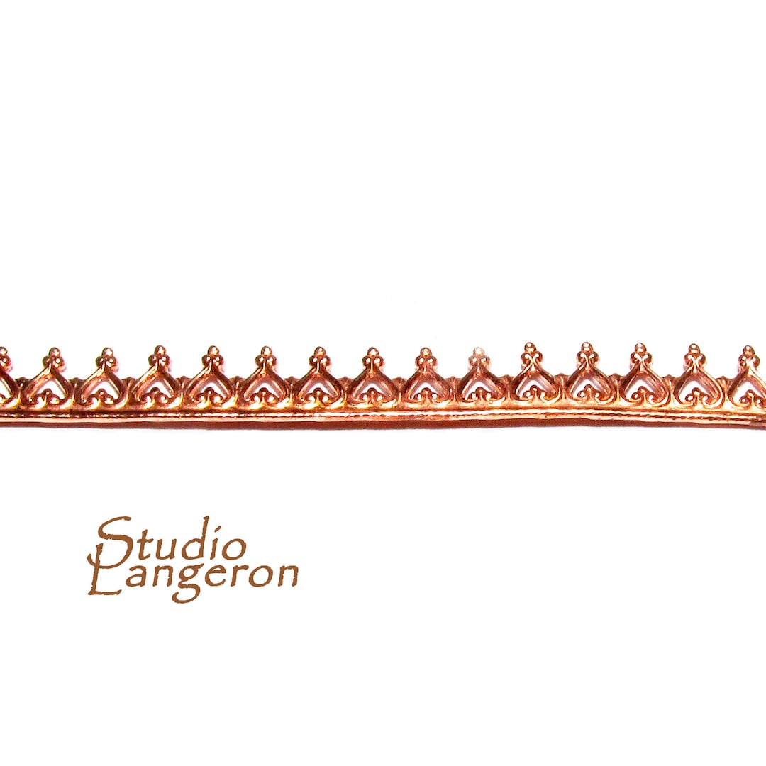 Natural Copper Gallery Wire, Copper Wire, Gallery Pattern, Gallery ...