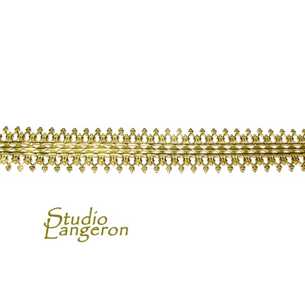 14K Yellow Gold Filled Gallery Wire, Bezel Wire, Gallery Ribbon ...