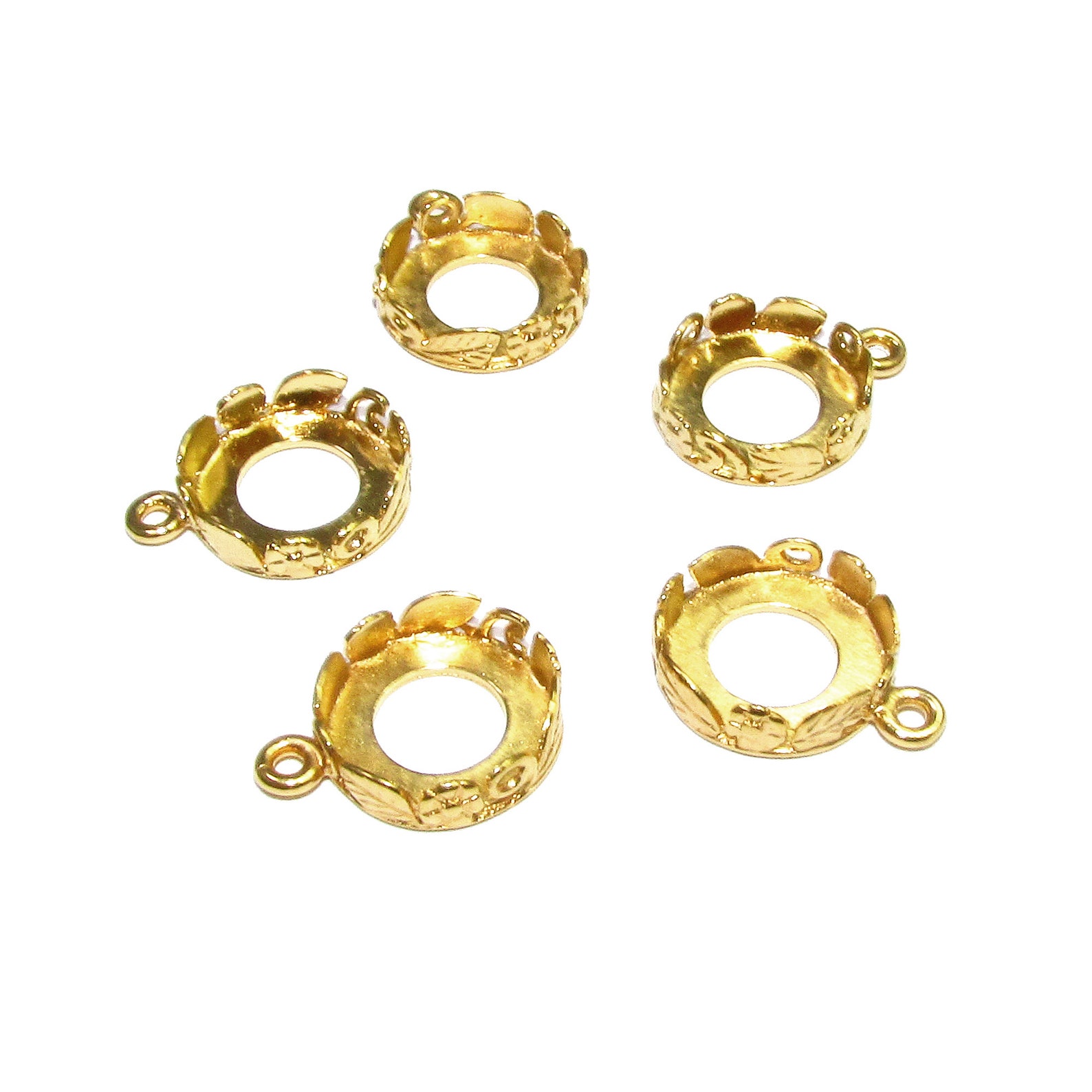 10 Mm Size 14K Yellow Gold Filled Round Bezel Cup Bezel Cup - Etsy