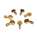 14K Yellow Gold Filled Large Round Glue-on Pendant Bails, Jewelry ...