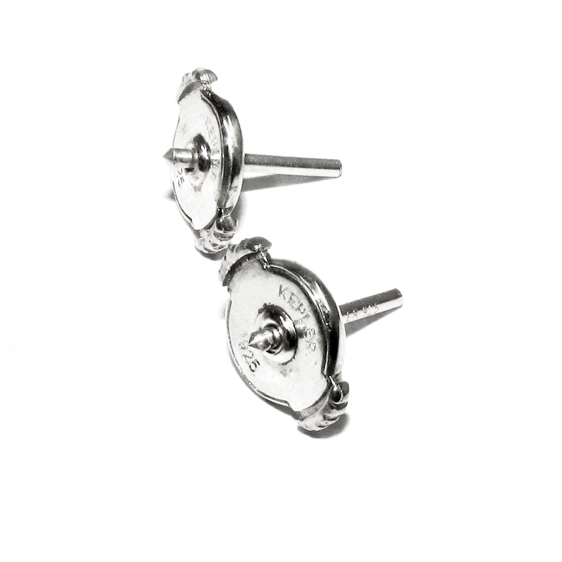 925 Sterling Silver Alpa Earring Backs Size 9 Mm, Jewelry Making ...