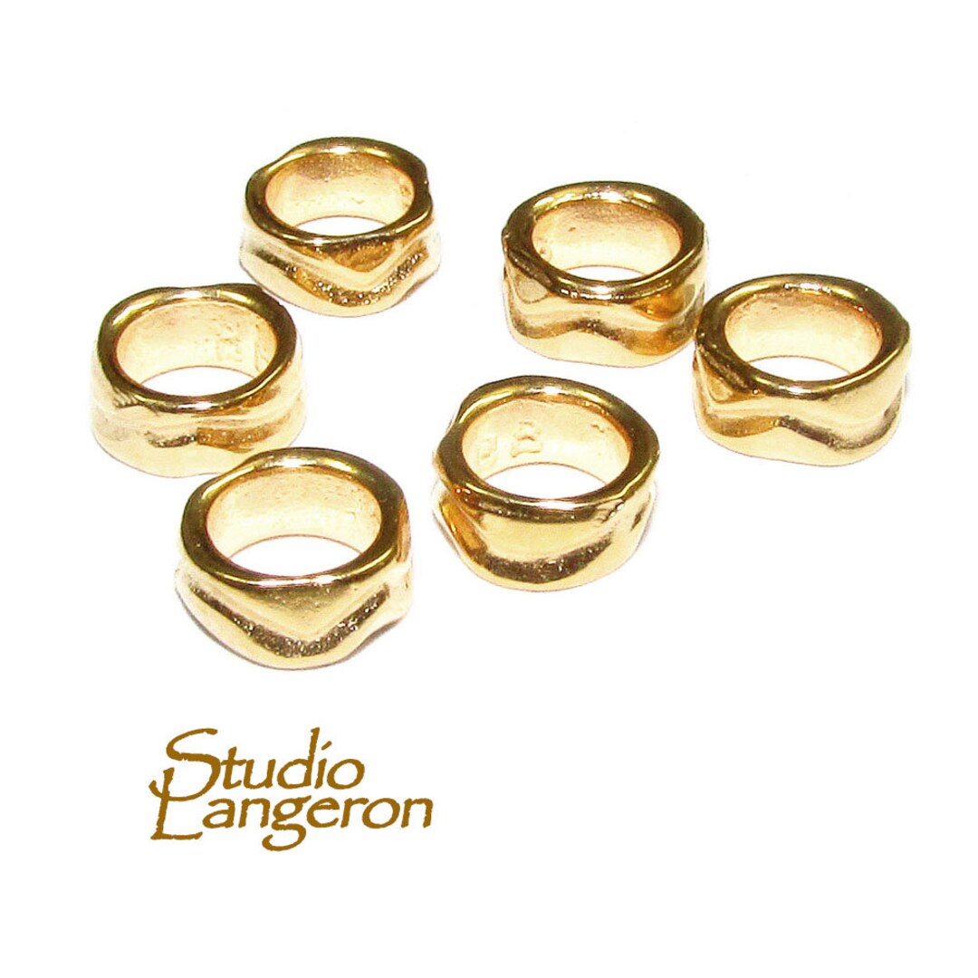14K Gold Filled Bead Tubes Sizes 3.2x4.8 Mm, Tube Beads, Tubes Gold ...
