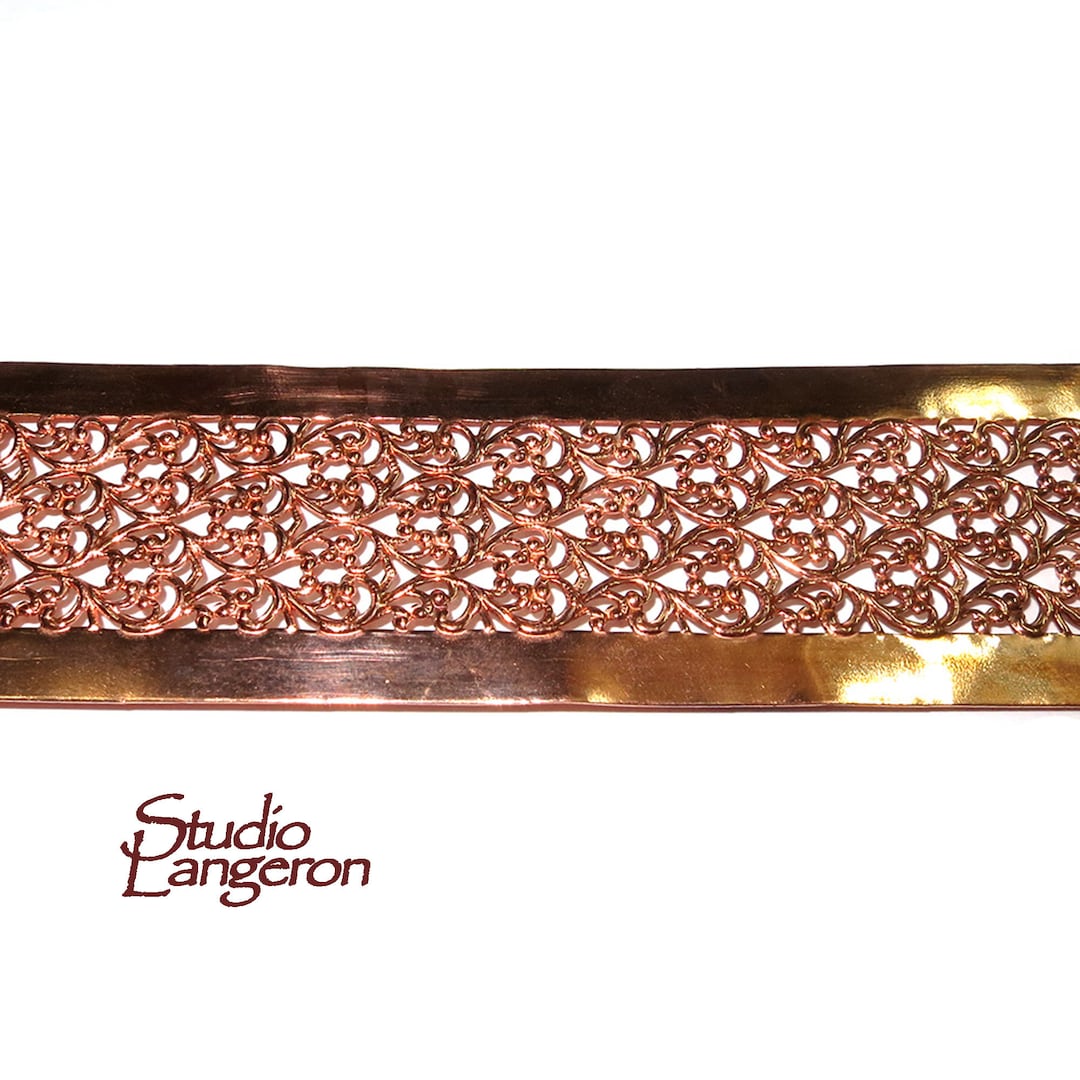 Natural Copper Bezel Wire, Gallery Wire, Gallery Ribbon, Gallery ...