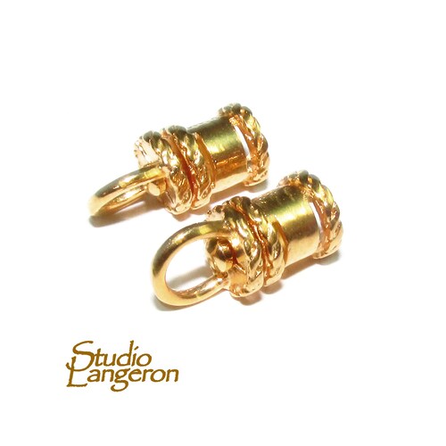 14K Gold Filled End Caps Size 3.0 Mm End Caps for Cord Gold - Etsy