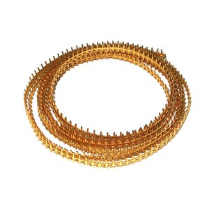 Natural Brass Gallery Wire, Brass Wire, Gallery Pattern, Gallery Ribbon ...