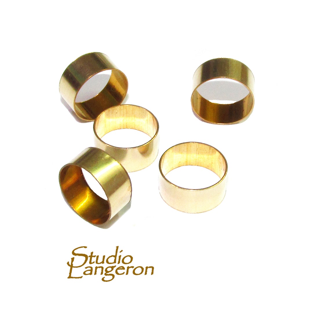 14K Gold Filled Bead Tubes Sizes 10.0x5.0 Mm, Tube Beads, Tubes Gold ...