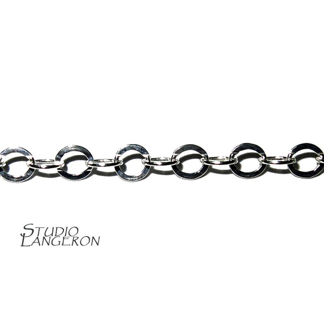 2.6 Mm Sterling Silver Flat Chain, Flat Chain, 925 Silver Shinny Chain ...