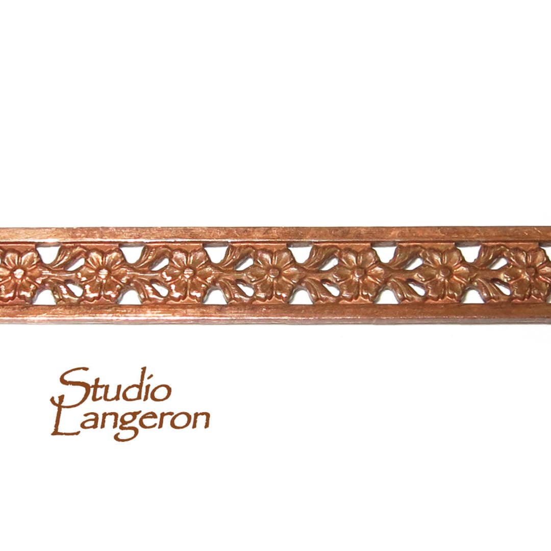 Natural Copper Bezel Wire, Gallery Wire, Gallery Ribbon, Gallery ...