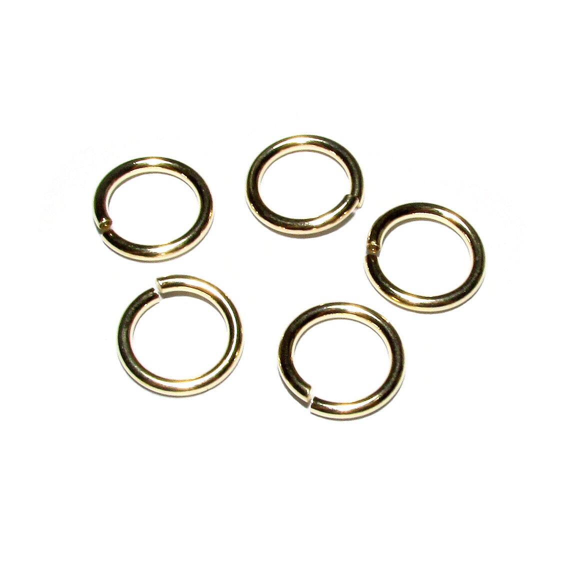 14K Gold Filled Open Jump Rings Size 1.8x10 Mm, Gold Filled Jump Rings ...