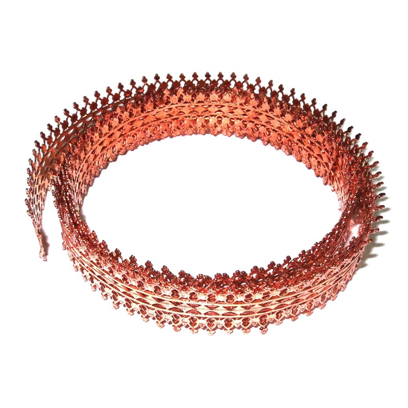 Natural Copper Bezel wire Gallery wire Gallery ribbon | Etsy