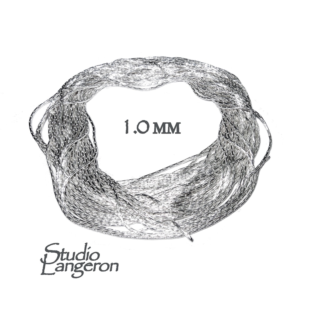 925 Sterling Silver Cardano Beading Chain Thickness 1.0 Mm, Cardano ...