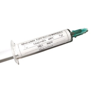 Silver Solder Paste 9 G Extra Easy Syringe Silver 40%, Melting Point ...