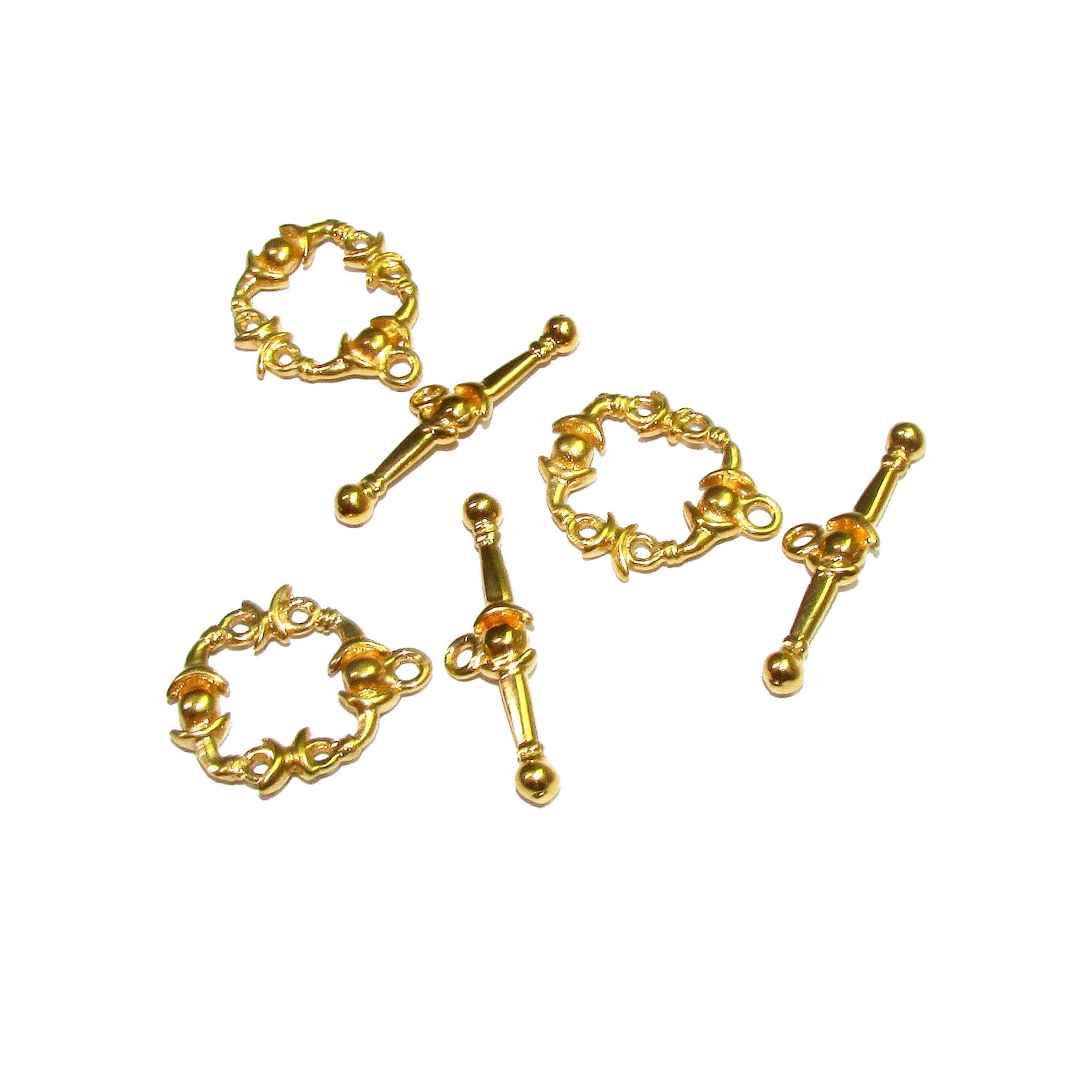 14K Yellow Gold Filled Toggle Clasps Size 14.5 Mm Gold Filled | Etsy