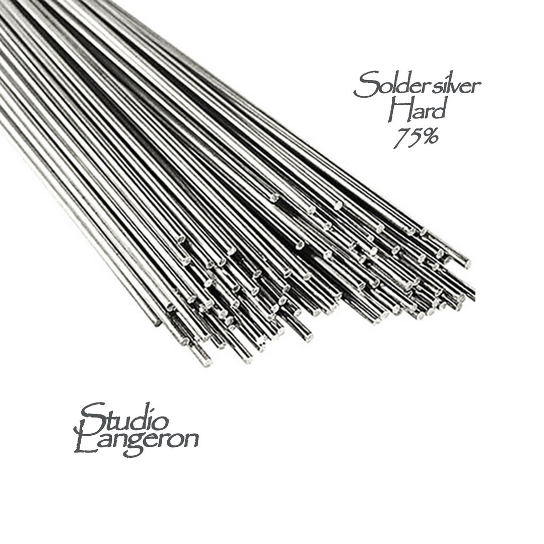 Hard Silver 75% Solder Stick 0.8 Mm X 50 Cm, Melting Point 780, Solder ...