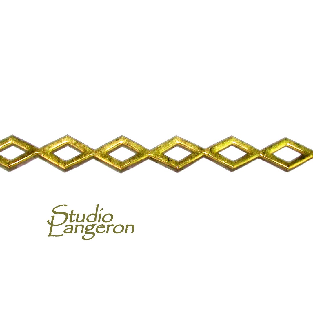 Natural Brass Gallery Wire, Brass Wire, Gallery Pattern, Gallery Ribbon ...