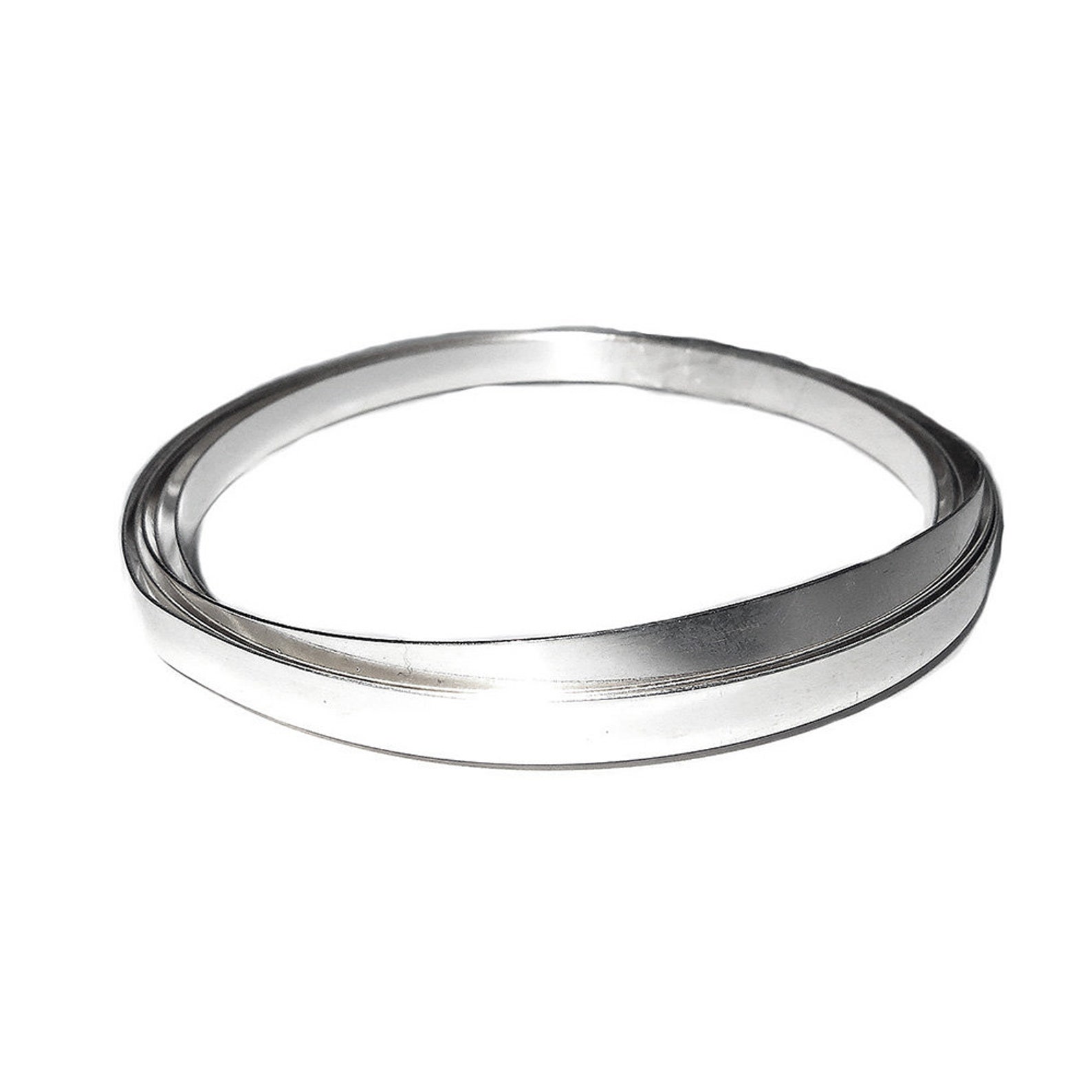 999 Fine Silver Bezel Strip Wire Thickness 0.3 Mm (28 GA), Width 3.0 ...