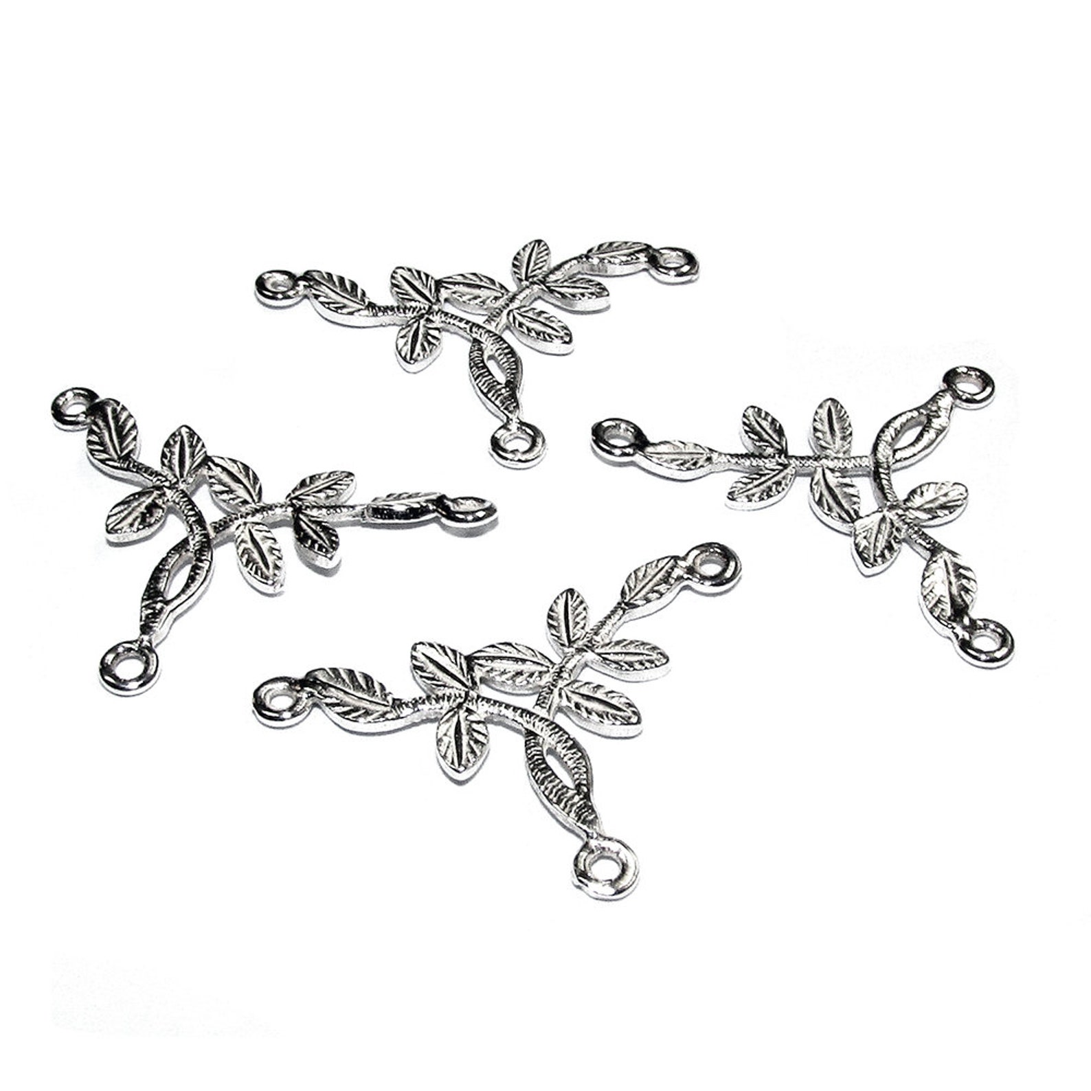 925 Sterling Silver Connector 24x16 Cm Silver Connector - Etsy