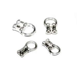 925 Sterling Silver Crimp Double End Caps Sizes 0.7 - 2.0 Mm, Jewelry ...