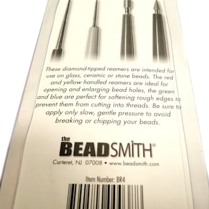 Beadsmith BR4 - 4 Pieces Bead Reamer Set, Jewelry Tools, Beads, Bead ...