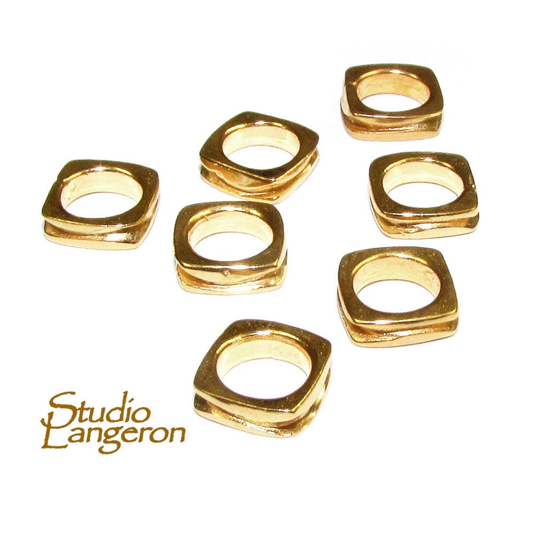 14K Gold Filled Bead Tubes Sizes 2.0x4.8 Mm, Tube Beads, Tubes Gold ...