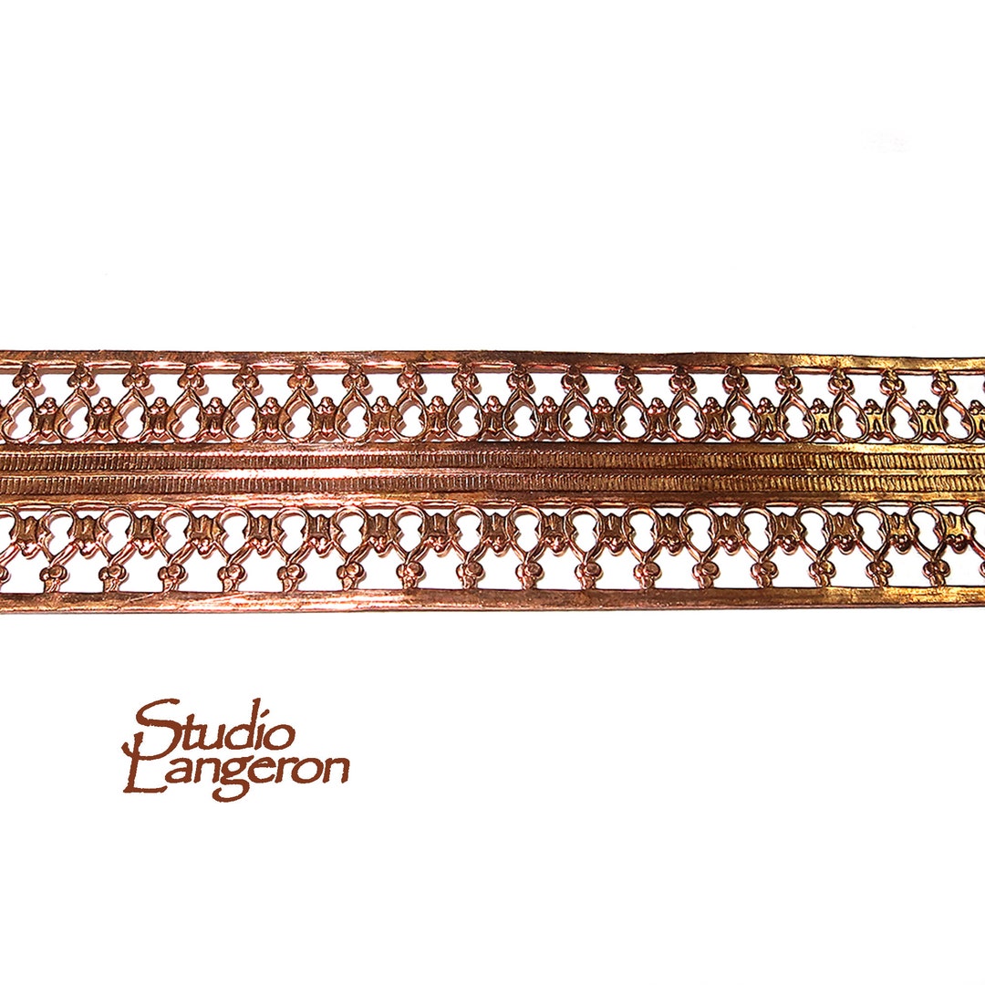 Natural Copper Bezel Wire Gallery Wire Gallery Ribbon - Etsy Israel