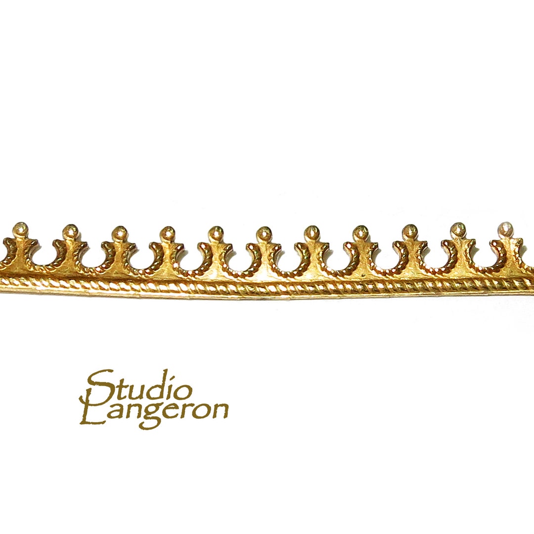 Natural Brass Gallery Wire, Brass Wire, Gallery Pattern, Gallery Ribbon ...