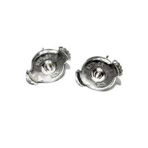 925 Sterling Silver Alpa Earring Backs Size 9 Mm, Jewelry Making ...